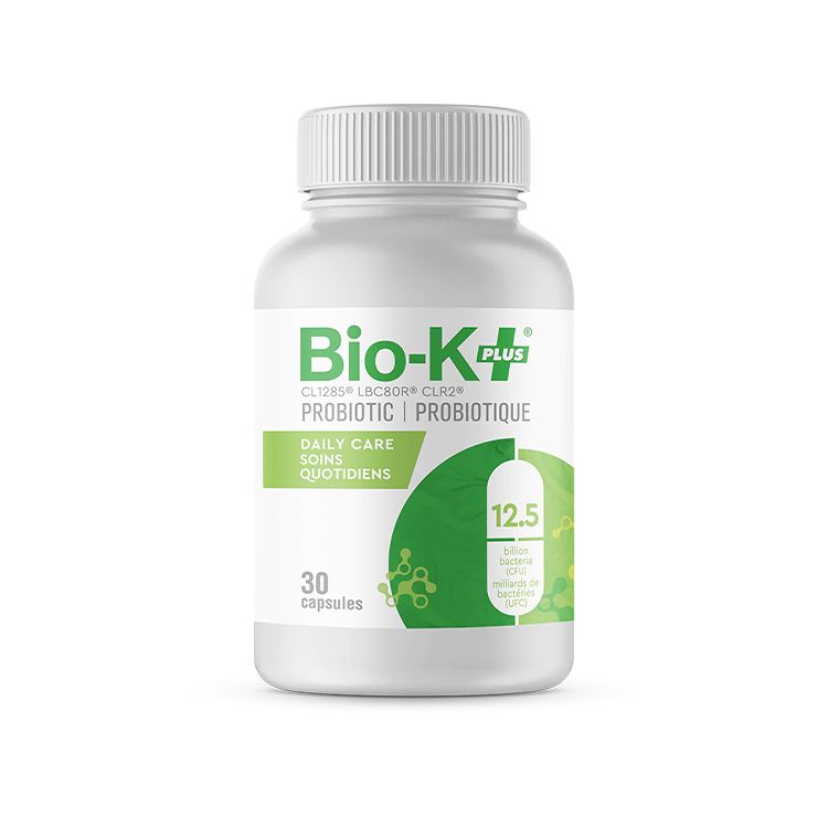 Bio-K+, Daily Care 12.5 Billion Probiotic, 30 Capsules - Lifeplus ...