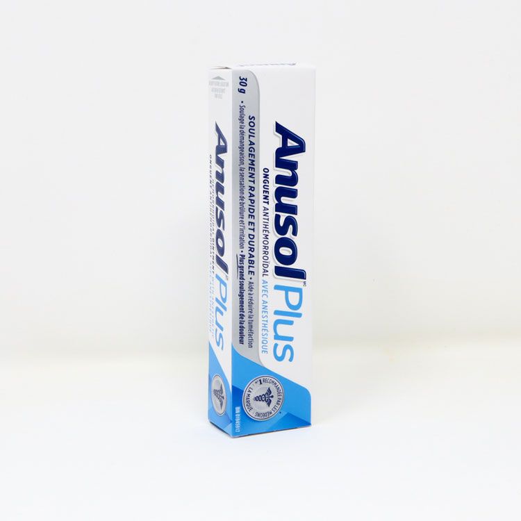 Anusol, Plus Hemorrhoidal Ointment with Anesthetic, 30 g - Lifeplus ...