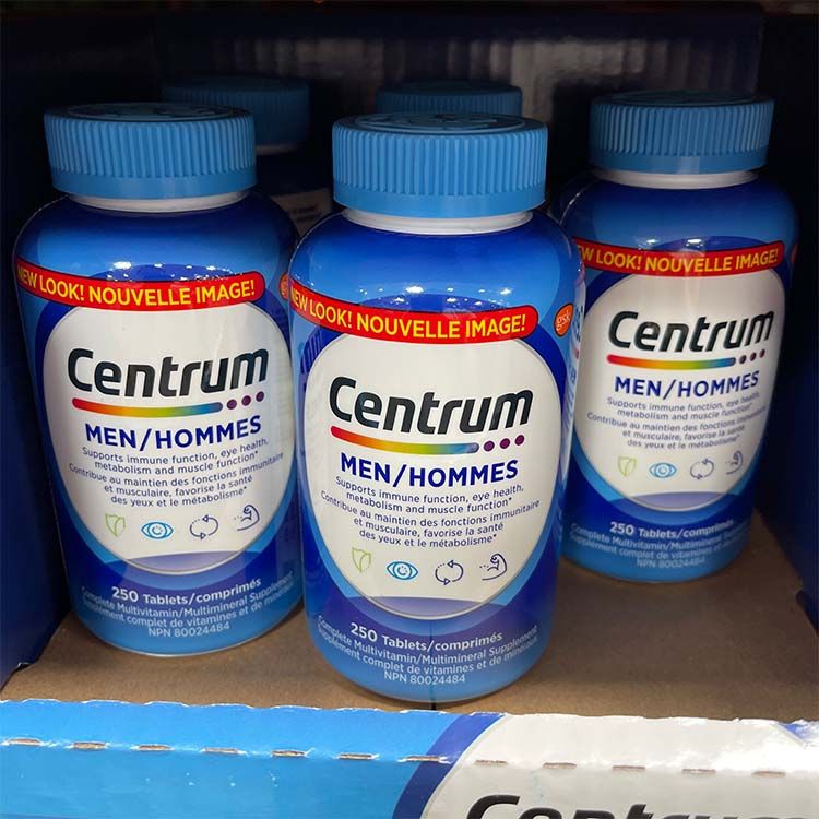 Buy Centrum Men 250 Tablets for $34.64 - Lifeplus Natural Health
