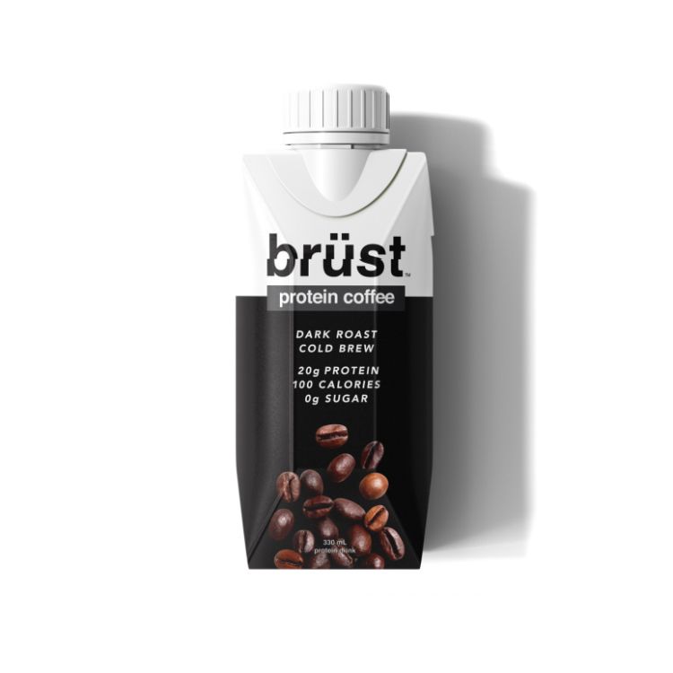 Brust, Protein Coffee, Dark Roast, 330ml - Lifeplus Natural Health