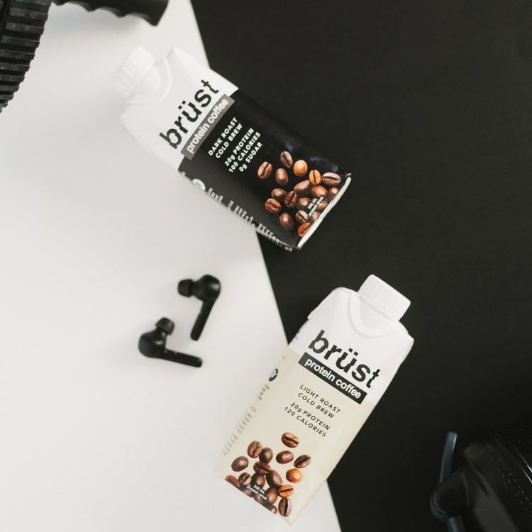 Brust, Protein Coffee, Dark Roast, 330ml - Lifeplus Natural Health