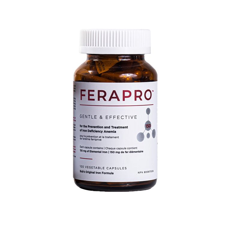 Buy FERAPRO, Bob's Iron Formula, 150mg, 100 VCaps for $64.99 - Lifeplus ...