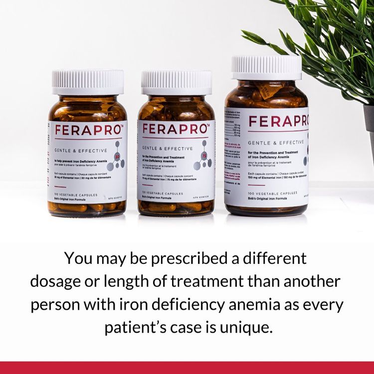 FERAPRO, Bob's Iron Formula, 150mg, 100 VCaps - Lifeplus Natural Health