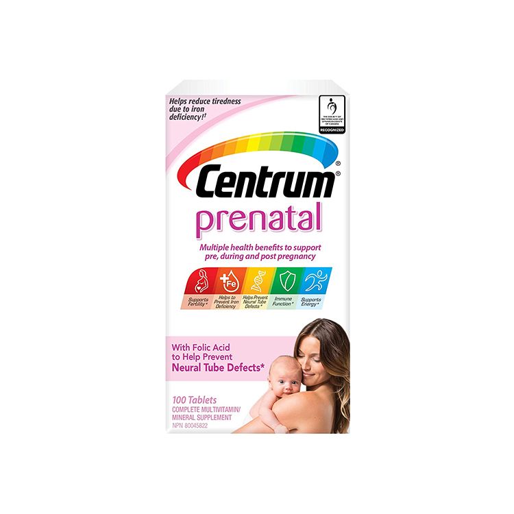 Buy Centrum, Prenatal Complete Multivitamin, 100 Tablets for $24.99 ...