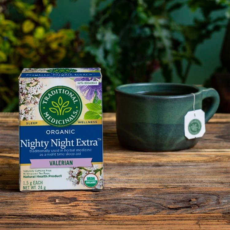 Buy Traditional Medicinals, Organic Nighty Night Extra Tea, 16 Tea Bags ...