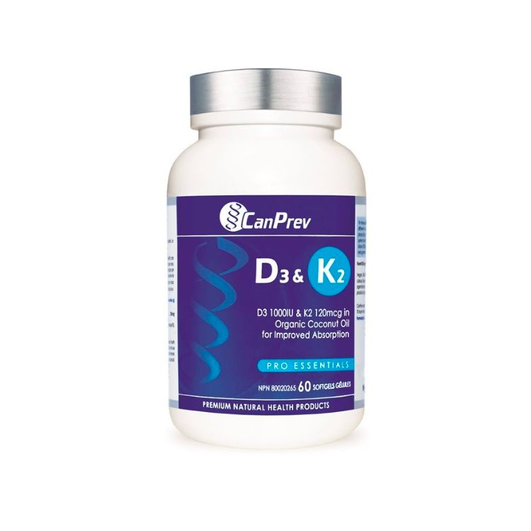 Buy CanPrev, Vitamin D3&K2, 60 Softgels for $15.99 - Lifeplus Natural ...