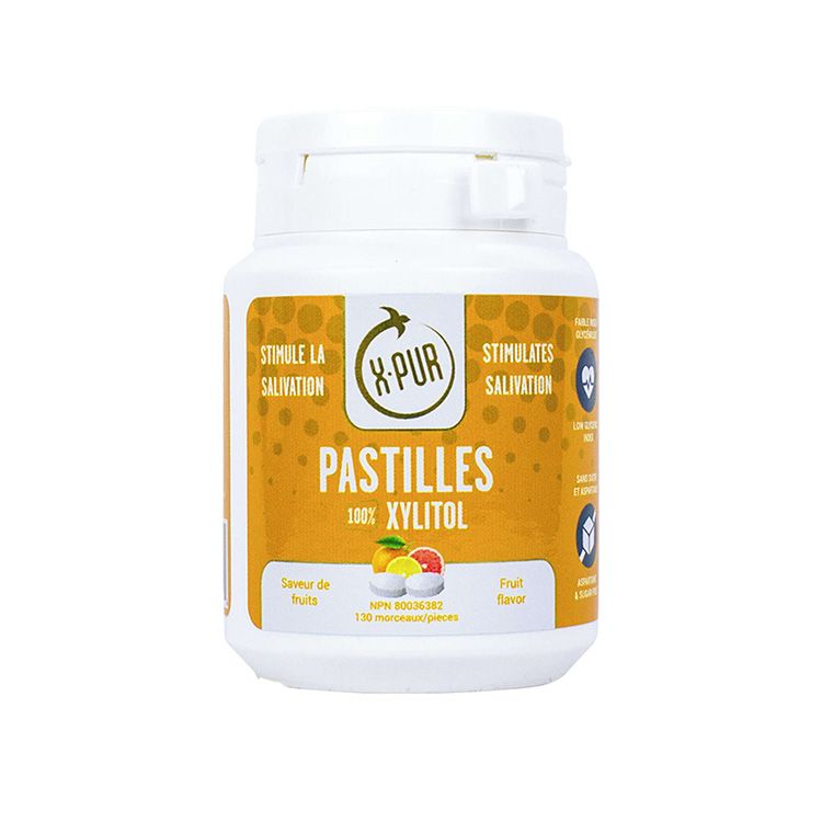Oral Science, X-Pur 100% Xylitol Pastilles, Fruit Flavour, 130 ...
