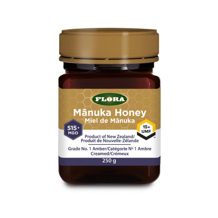 Flora, Manuka Honey MGO 515+/15+ UMF, 250 g - Lifeplus Natural Health
