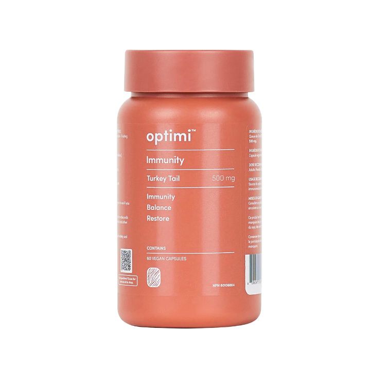 Buy Optimi, Immunity, Organic Turkey Tail, 500mg, 60Vcaps for $31.49 ...