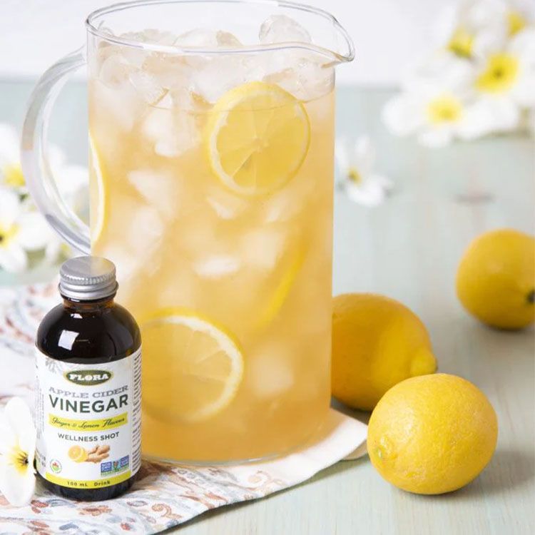 Buy Flora, Apple Cider Vinegar Shot, Ginger & Lemon, 100ml for $5.49 ...