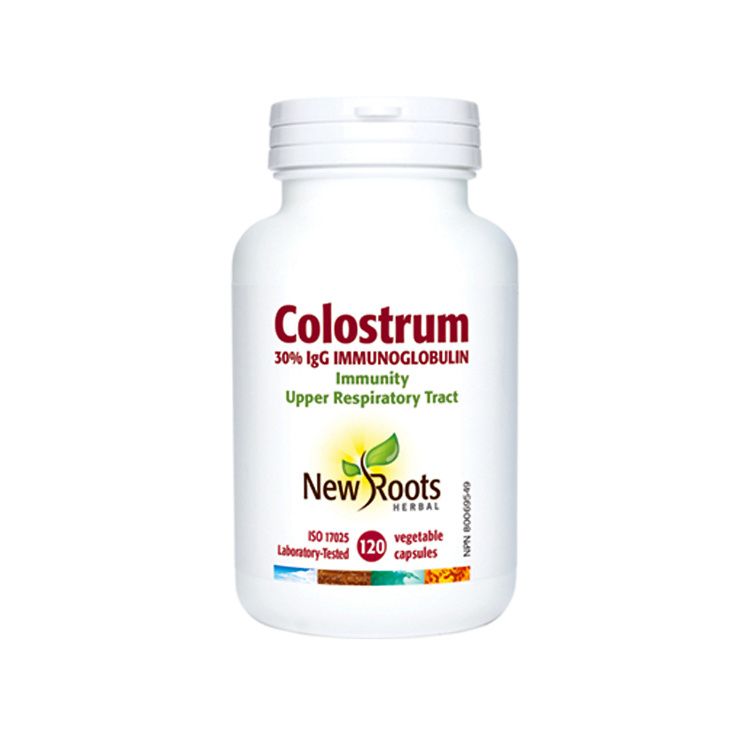 Buy New Roots, Colostrum, 30% IgG Immunoglobulin, 120 Vcaps for $64.99 ...