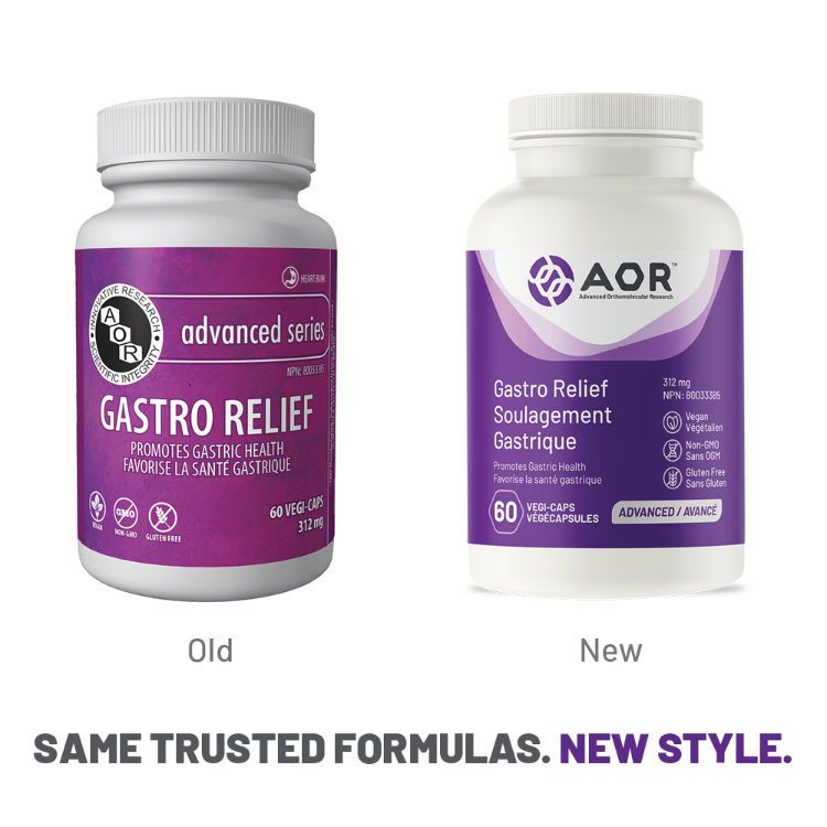 AOR, Gastro Relief, 60 Capsules - Lifeplus Natural Health