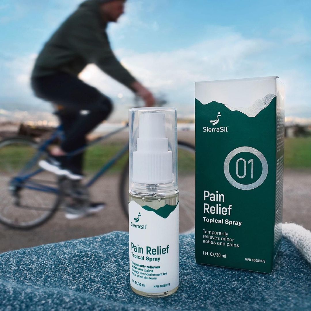 SierraSil, Pain Relief Topical Spray, 30ml | Lifeplus Natural Health