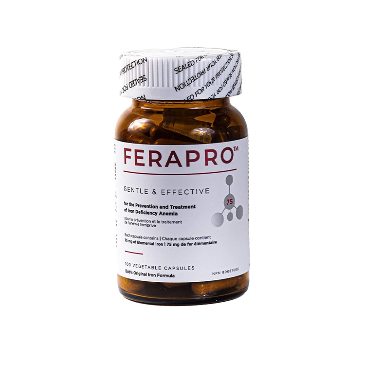 Buy FERAPRO, Bob's Iron Formula, 75mg, 100 VCaps for $59.99 - Lifeplus ...