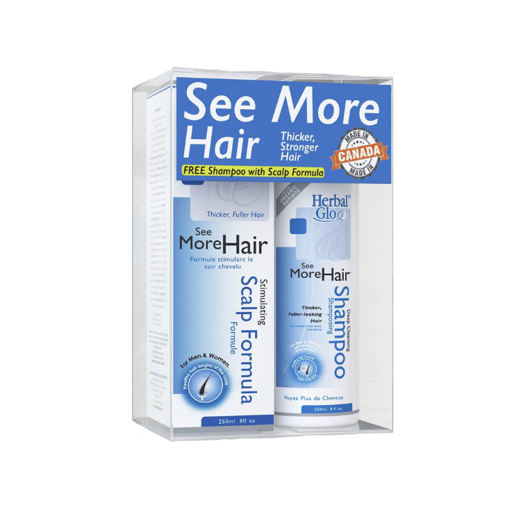 Herbal Glo, See More Hair, Deep Cleansing Shampoo + Scalp Stimulating ...