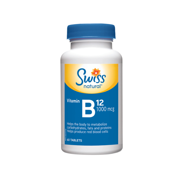 加拿大Swiss维生素B12 1000mcg/60片 促进血液中血红蛋白水平 降低心脏病和中风危险 - 加拿大生活加健康商城 ...