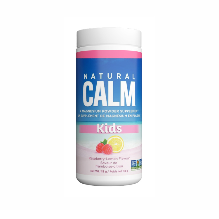 Buy Natural Calm, Kids Magnesium Citrate Powder Raspberry Lemon, 113 g ...