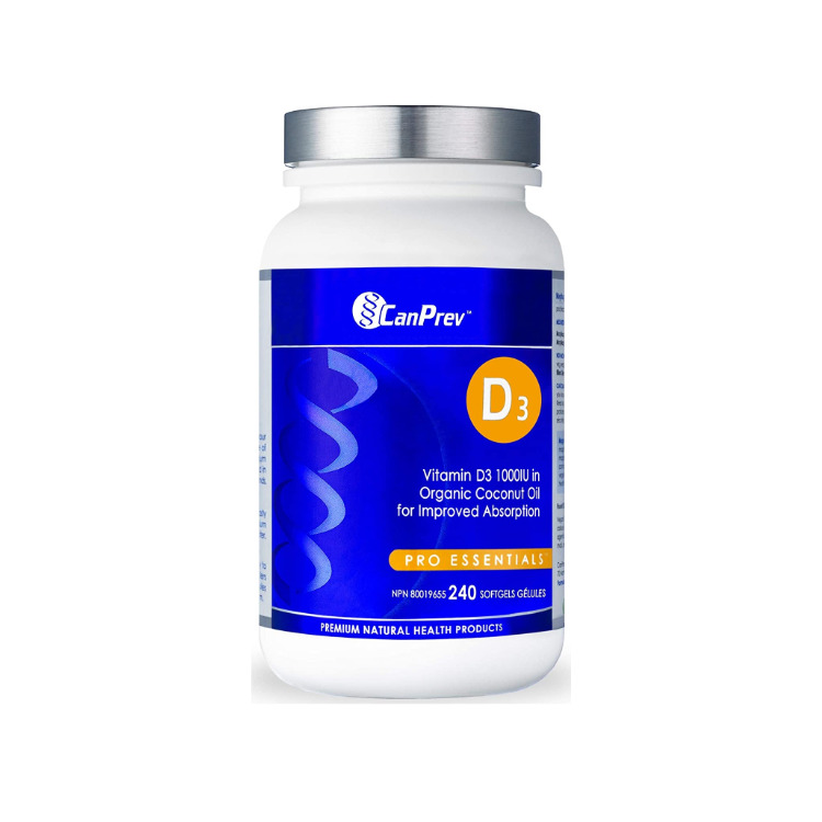Buy CanPrev, Vitamin D3, 1000IU, 240 Softgels for $21.99 - Lifeplus ...